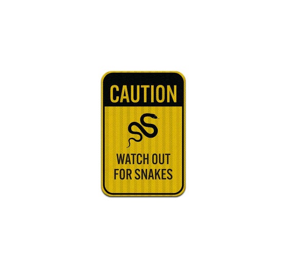 Shop for Watch Out for Snakes Sign | BannerBuzz