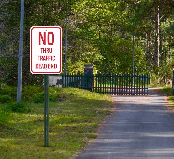 Dead End Sign
