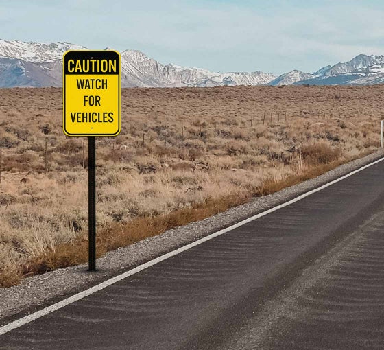 Shop for Watch Out for Vehicles Signs | BannerBuzz
