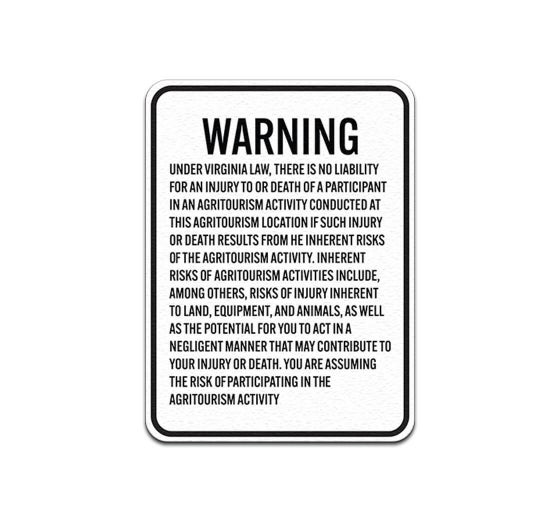 Virginia Agritourism There Is No Liability For An Injury Or Death ...