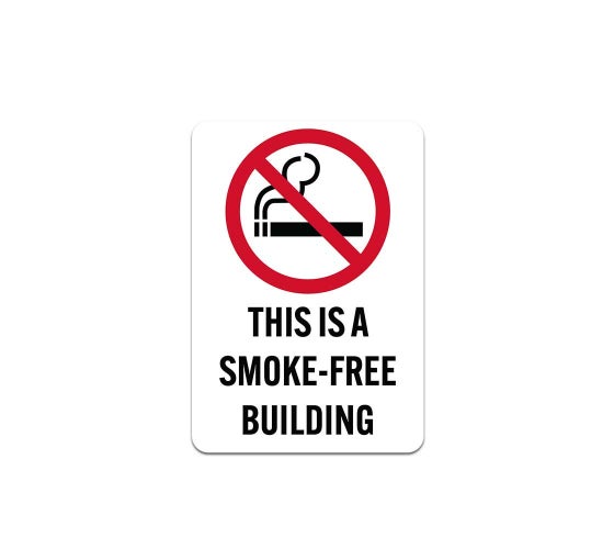 Shop for Smoke Free Building Sign | BannerBuzz