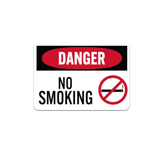 OSHA No Smoking Plastic Sign