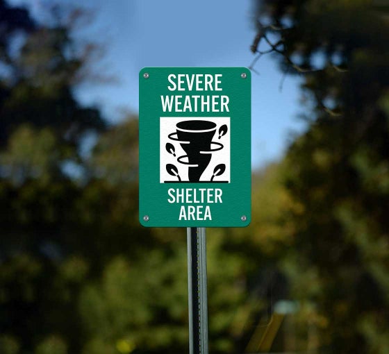 Severe Weather Signage
