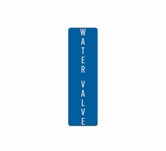 Water Valve Decal (Reflective)