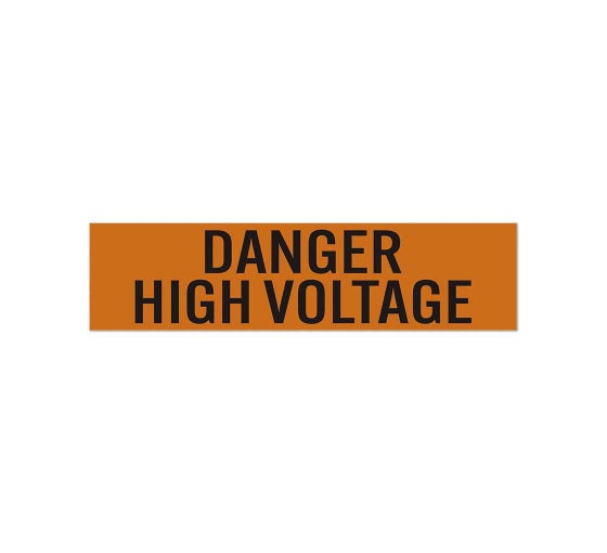 High Voltage Marker Decal (Reflective)
