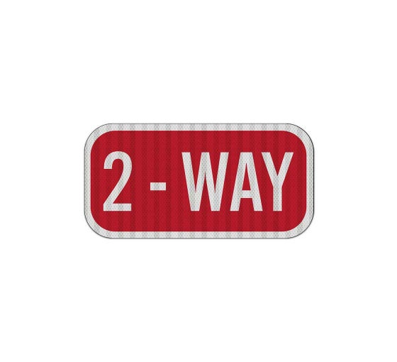 Shop for Stop 2 Way Aluminum Sign (HIP Reflective) | BannerBuzz