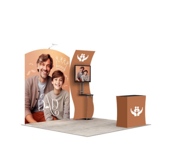 Buy 10 Ft Trade Show Booth - Design 8 |BannerBuzz