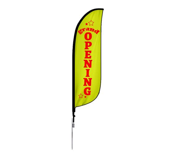 Pre-Printed Grand Opening Feather Flags | Promotional Pre-Printed Grand ...