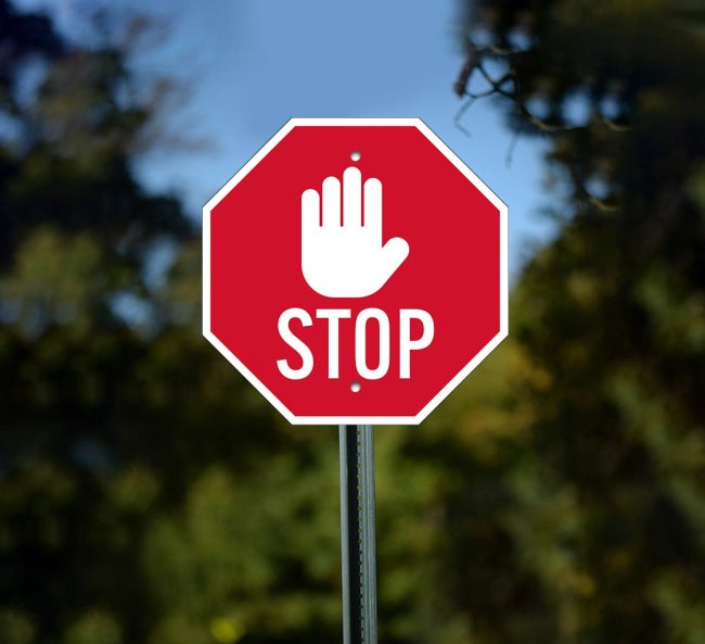 Stop Sign Hand Clip Art