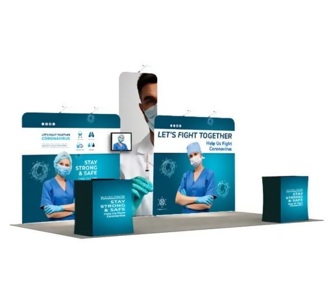 Buy 20 Ft Trade Show Booth - Design 6 |BannerBuzz