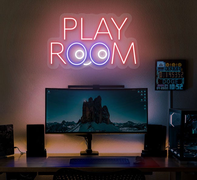 Playroom Neon Sign Online| Fast Delivery - Bannerbuzz.com