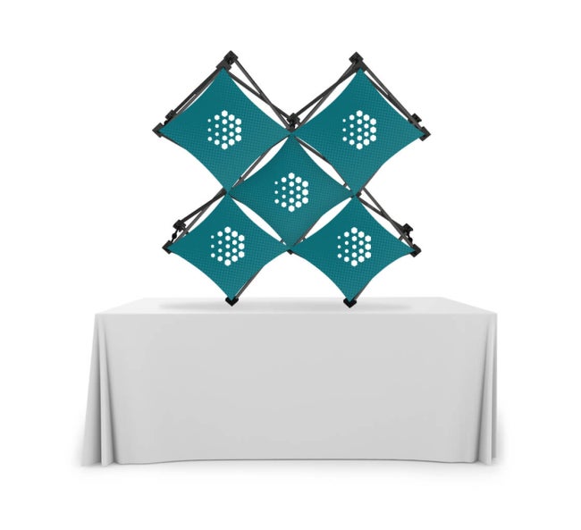 Shop for X Micro GeoMetrix Table Top Displays - Get 20% Off | BannerBuzz