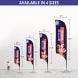 Buy Concave Flags - Advertising Flags for Sales Event | BannerBuzz