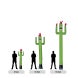 Attract Larger Audiences With a High-Quality Cactus Inflatable Tube Man