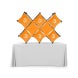 Shop Double X Micro GeoMetrix Table Top Displays | BannerBuzz